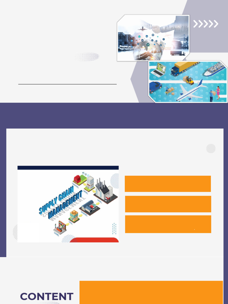 Chapter 1 - Introduction To SCM | PDF | Supply Chain | Supply Chain Management