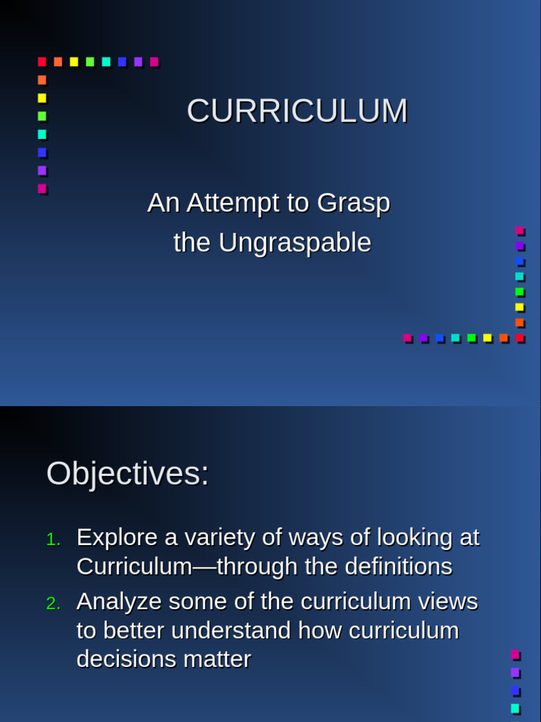 The Nature of Curriculum | PDF | Curriculum | Cognitive Science