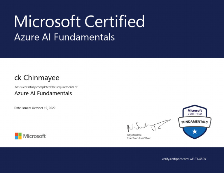 Azure AI Fundamentals | PDF