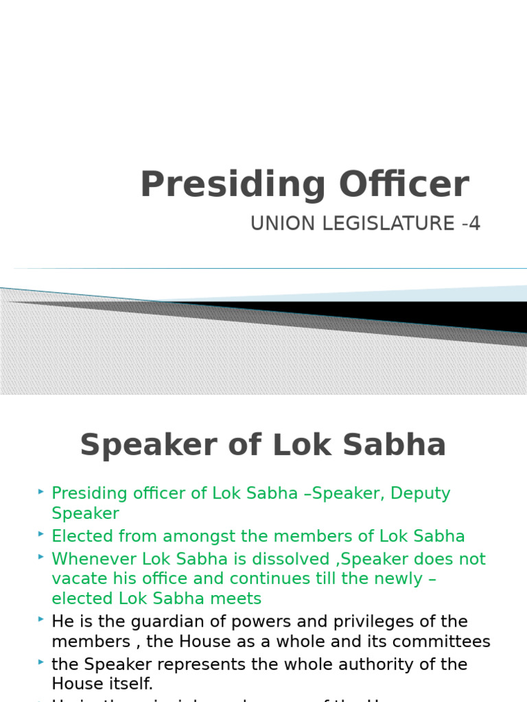 Current Speaker of Lok Sabha: Om Birla | PDF | Speaker (Politics ...