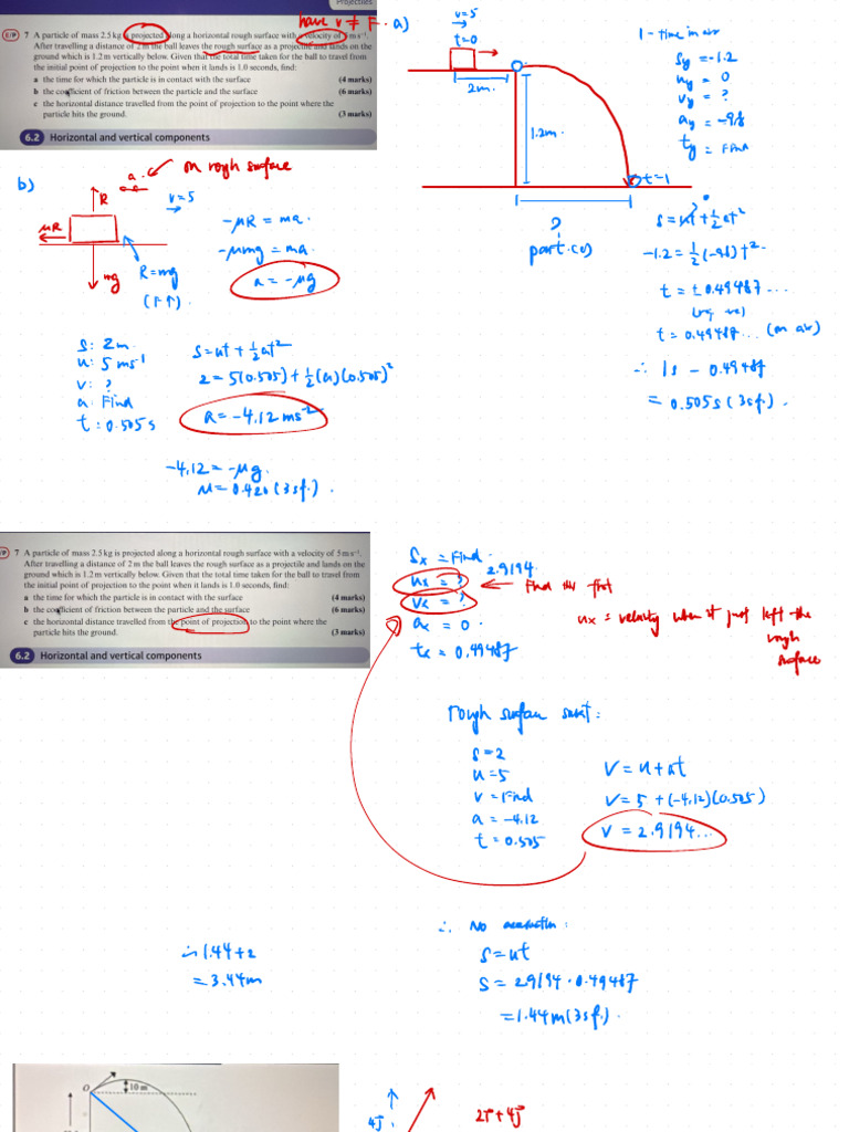 Projectile Hard Questions | PDF