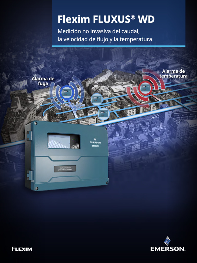 Brochure Flexim Fluxus WD Es 10984946 | PDF | Medición | Agua