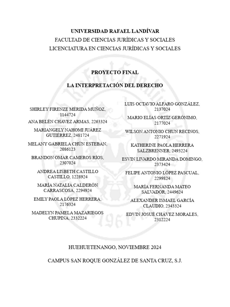 Proyecto Final, Introducción Al Derecho II | PDF | Juez | Justicia