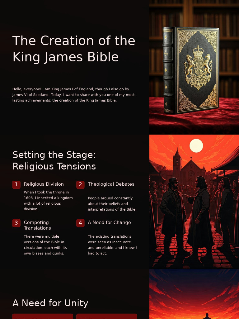 The Creation of The King James Bible | PDF | Bible | King James Version
