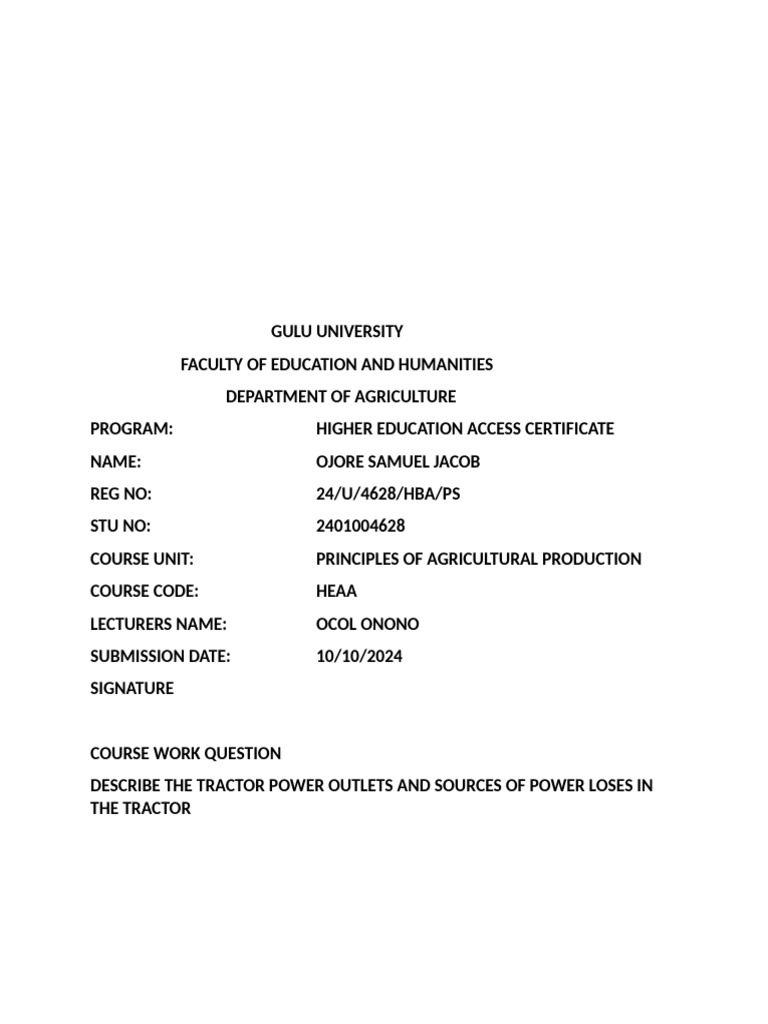 Jacob 1 | PDF | Tractor | Engines