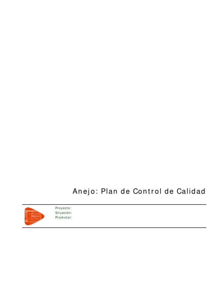 Ejemplo Plan de Control de Calidad Unifamiliar | PDF | Calidad ...
