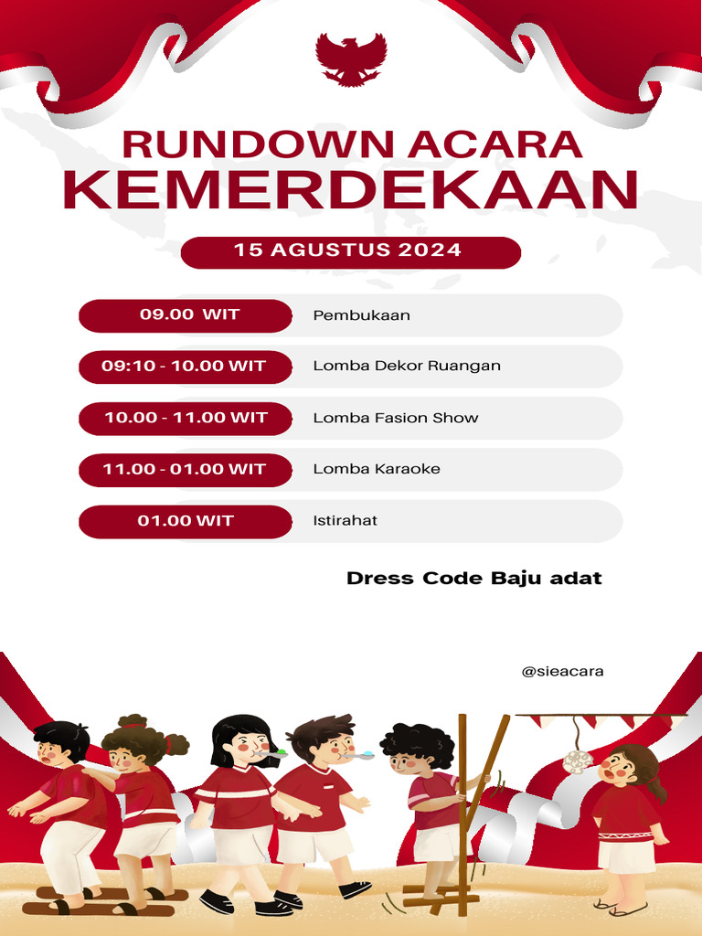Rundown HUT RI | PDF