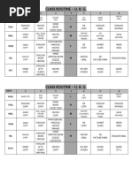 Class Wise Time Table | PDF