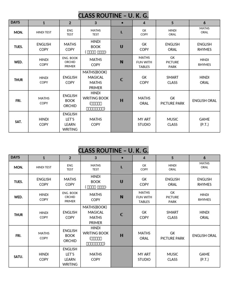 2024 Classwise Routing UKG | PDF