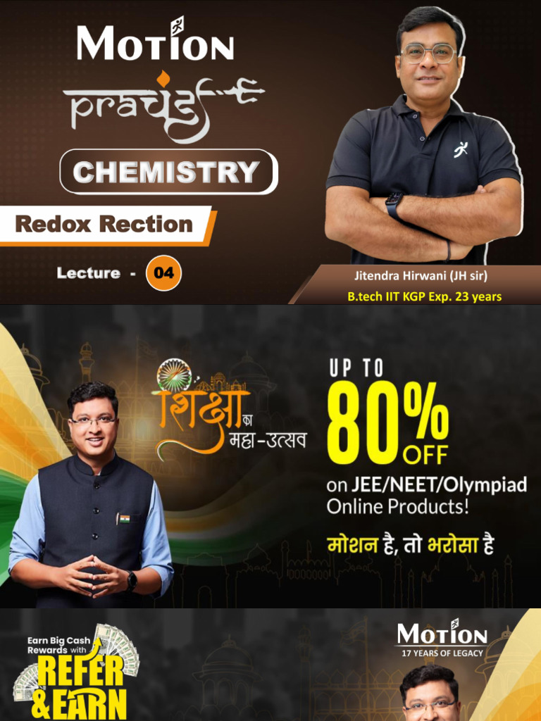 Redox - Lec - 04 - JH Sir | PDF