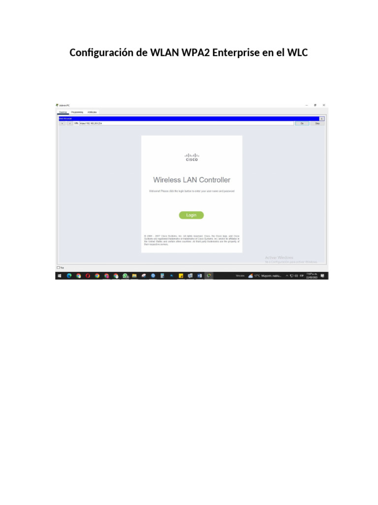 Configuración de WLAN WPA2 Enterprise en El WLC | PDF