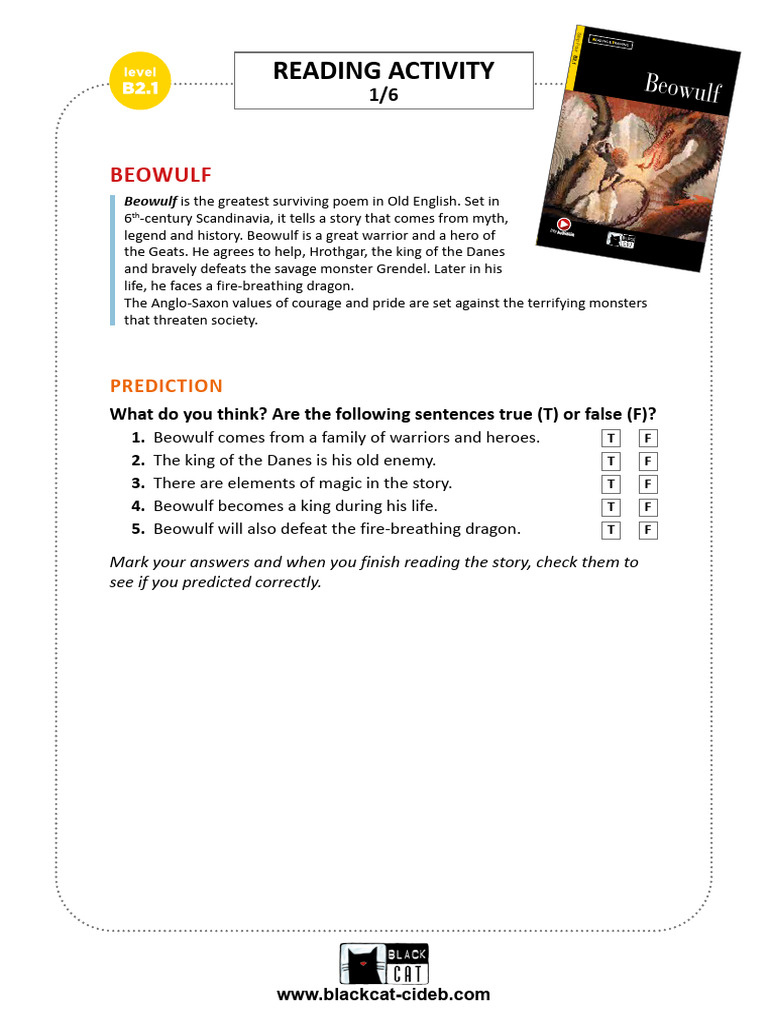 Beowulf RA | PDF | English Heroic Legends | Old English Poems