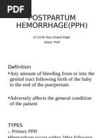 PPH Presentation | PDF | Bleeding | Obstetrics