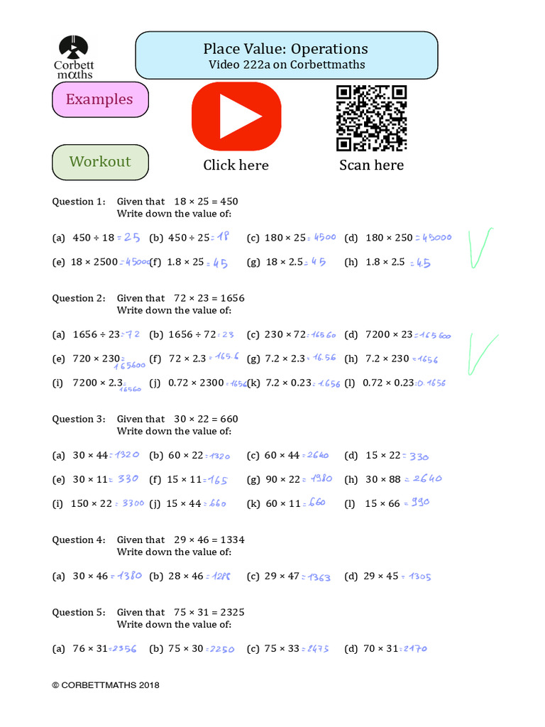 Place Value Operations PDF | PDF