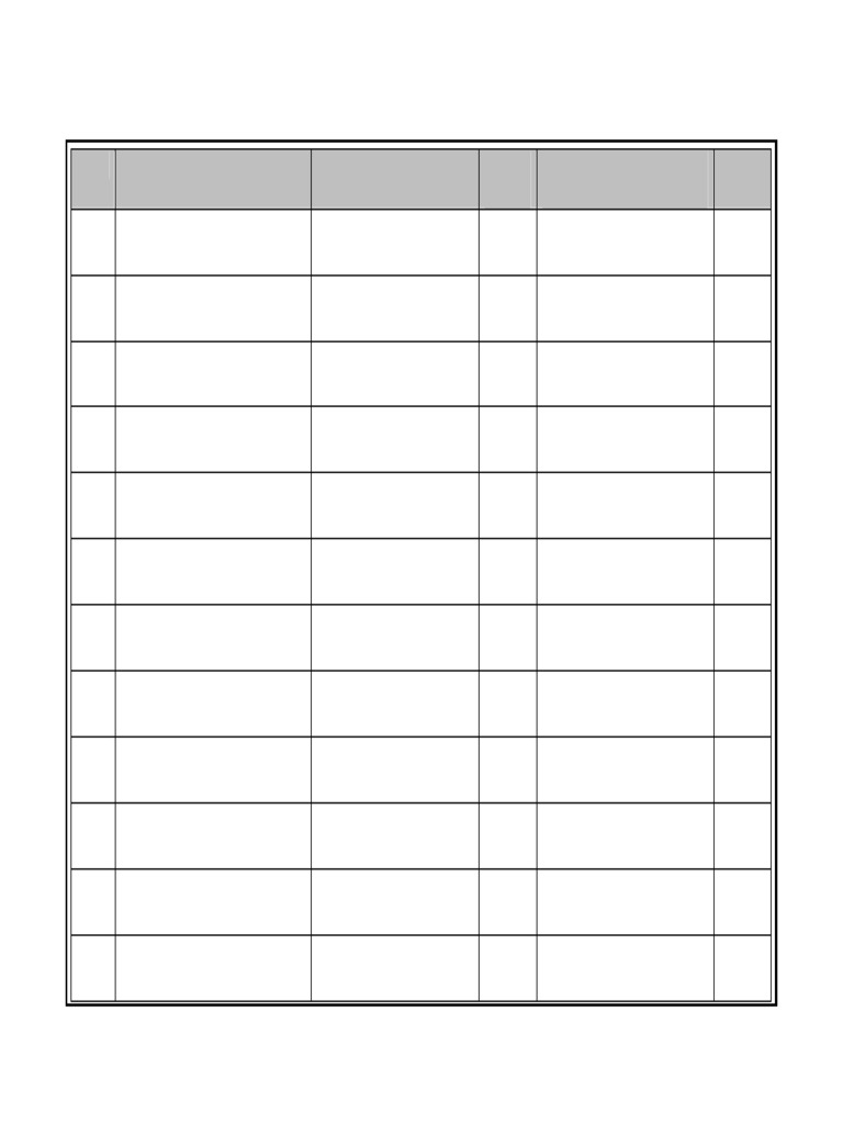 BLANK Drop Off Pick Up Sheet | PDF | Career & Growth | Self-Improvement