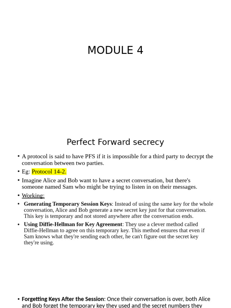 Module 4 | PDF | Secure Shell | Transport Layer Security