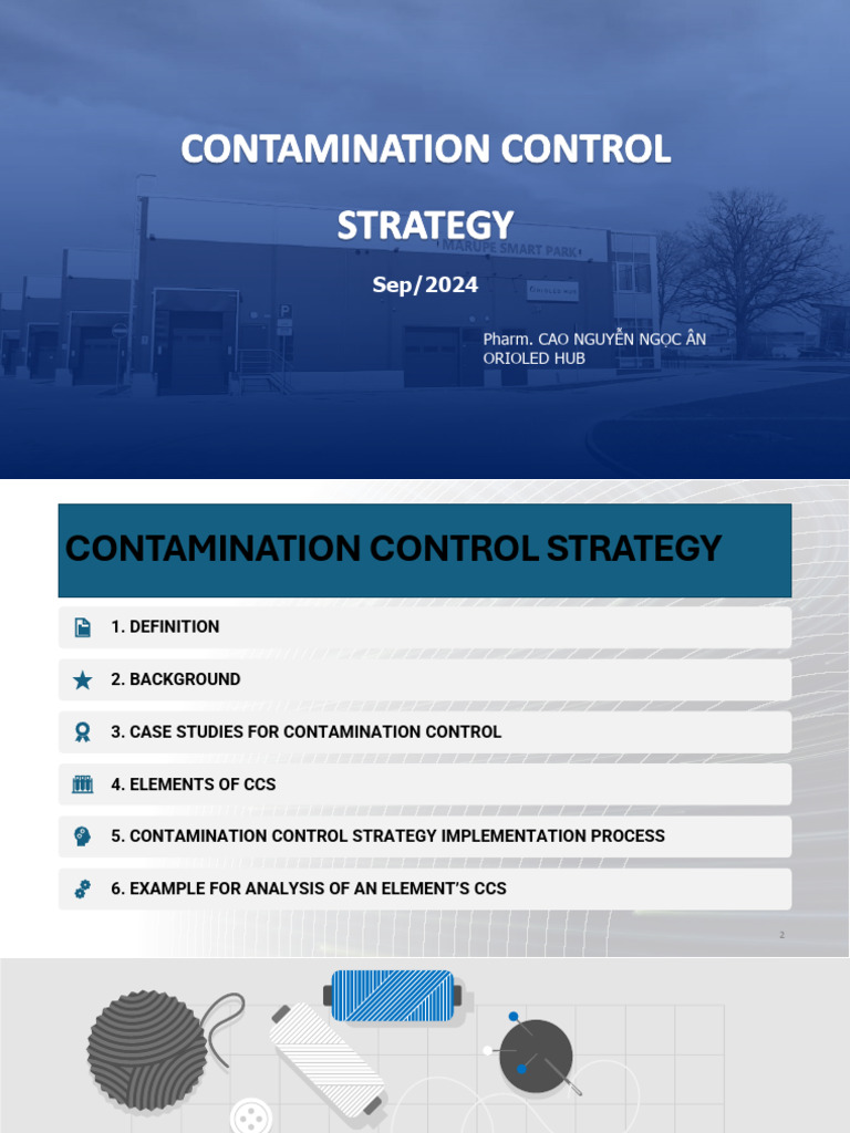 Contamination Control Strategy - 27.09.24 | PDF | Leak | Specification ...