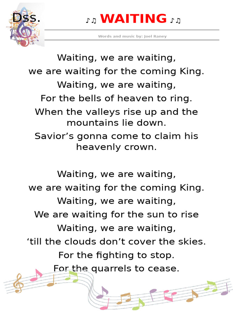 Waiting | PDF | Religion & Spirituality