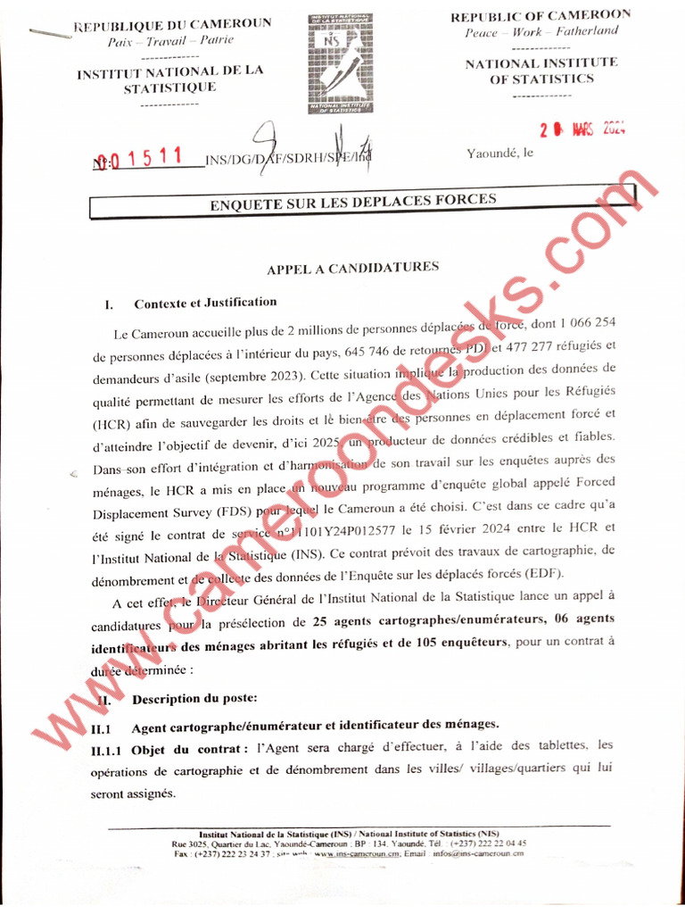 Appel Ã Candidatures HCR - 240321 - 072230 - Watermark | PDF