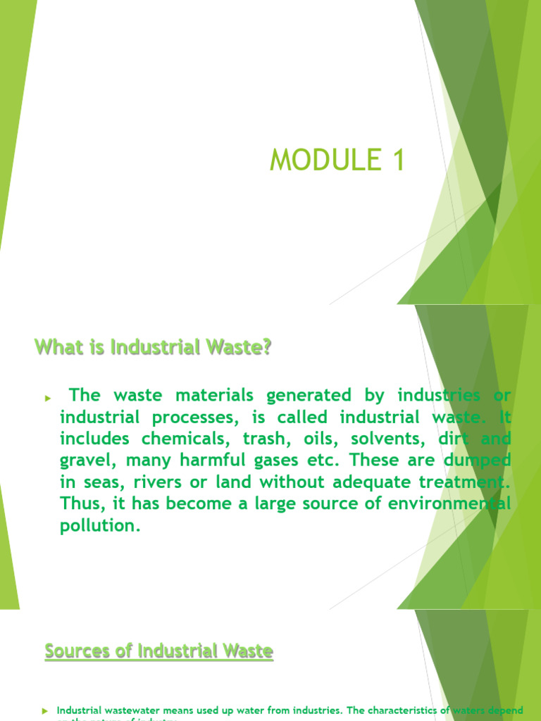 Understanding Industrial Waste Pollution | PDF | Sewage Treatment | Sewage