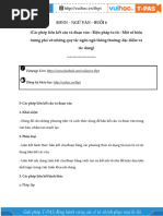 BÀI TẬP VỀ NHÀ (CÓ ĐÁP ÁN) | PDF