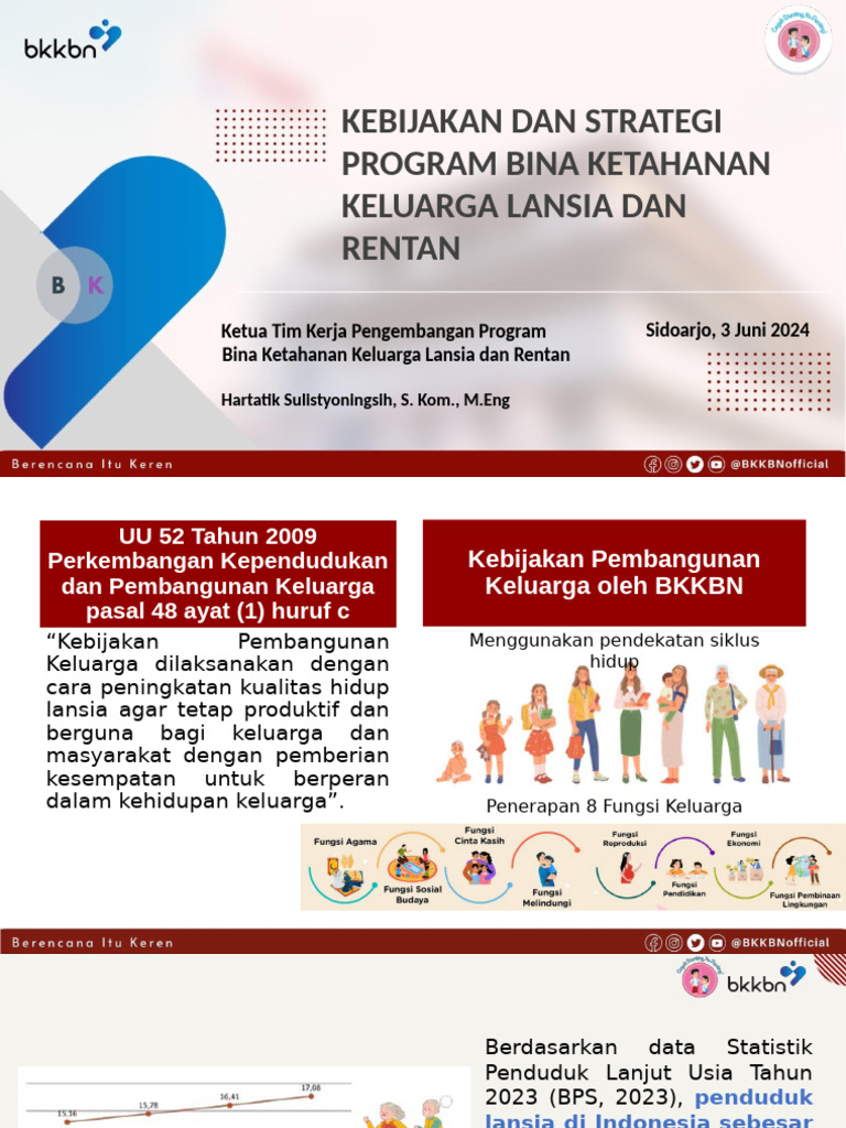 Strategi Ketahanan Keluarga Lansia | PDF