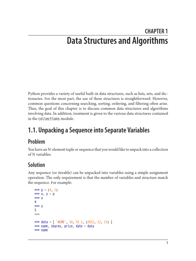 Python Cookbook 3e Preview | PDF | Mathematical Logic | Computer Science