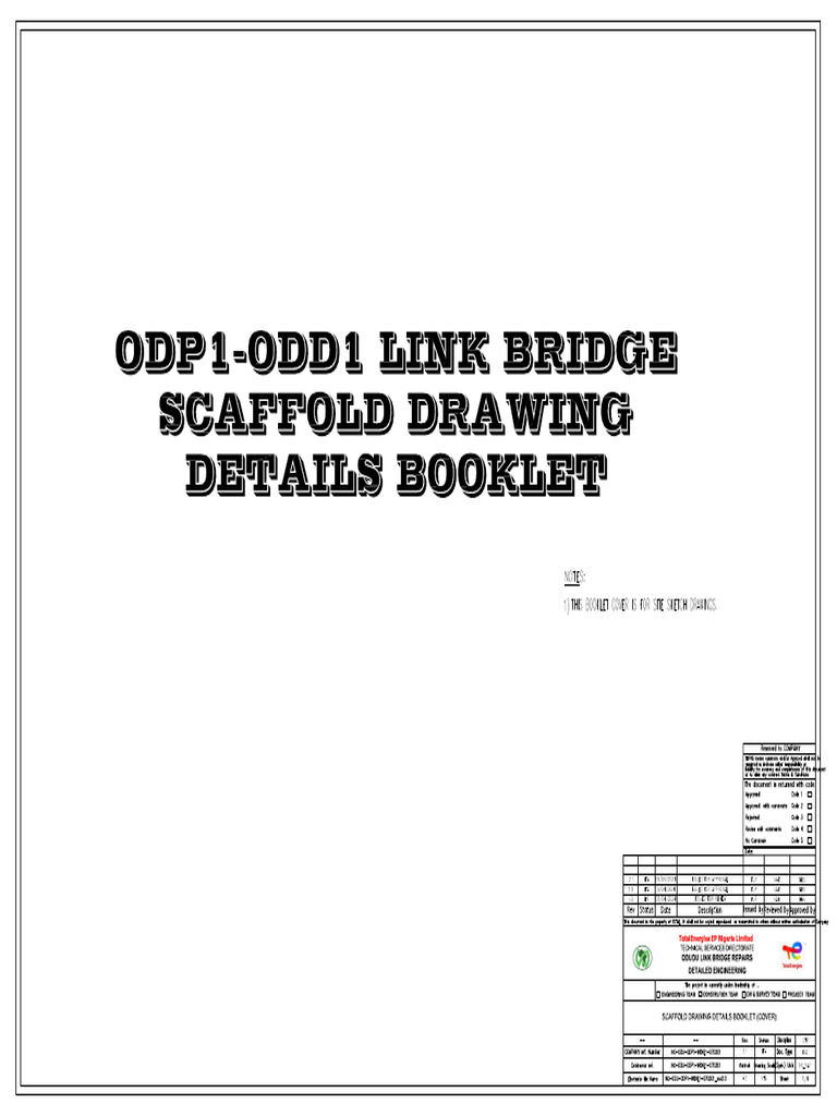 Scaffold Drawings For - Odudu Link Bridge - Rev.3 | PDF