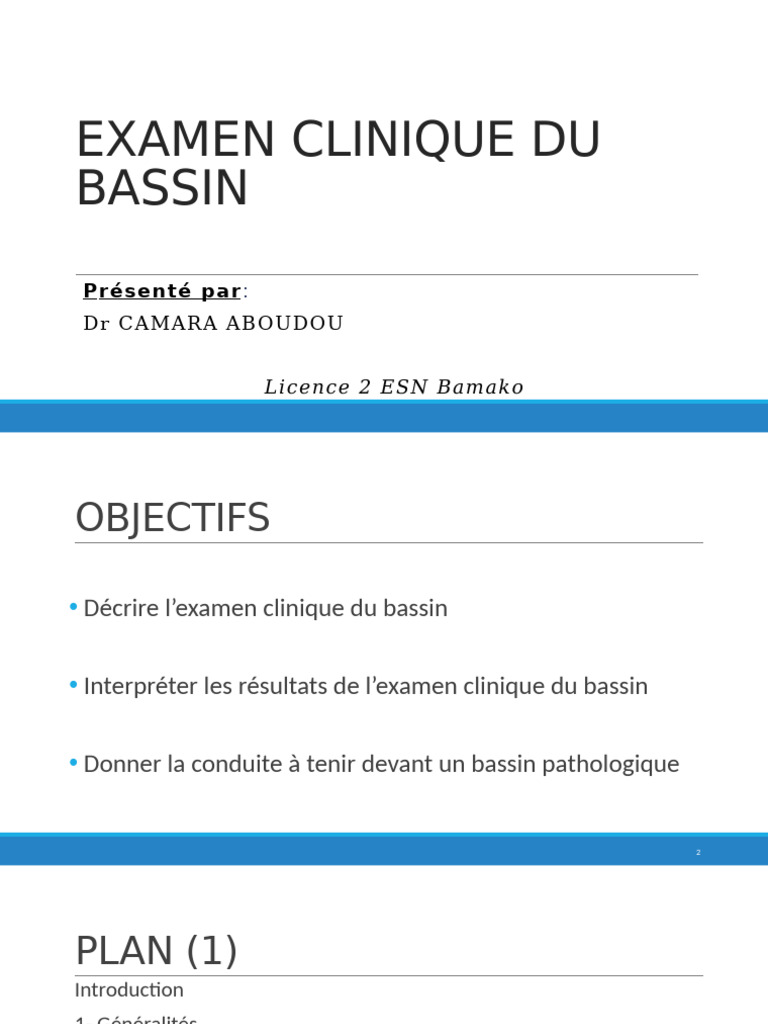 Examen Clinique du Bassin: Guide Complet | PDF | Bassin (anatomie ...
