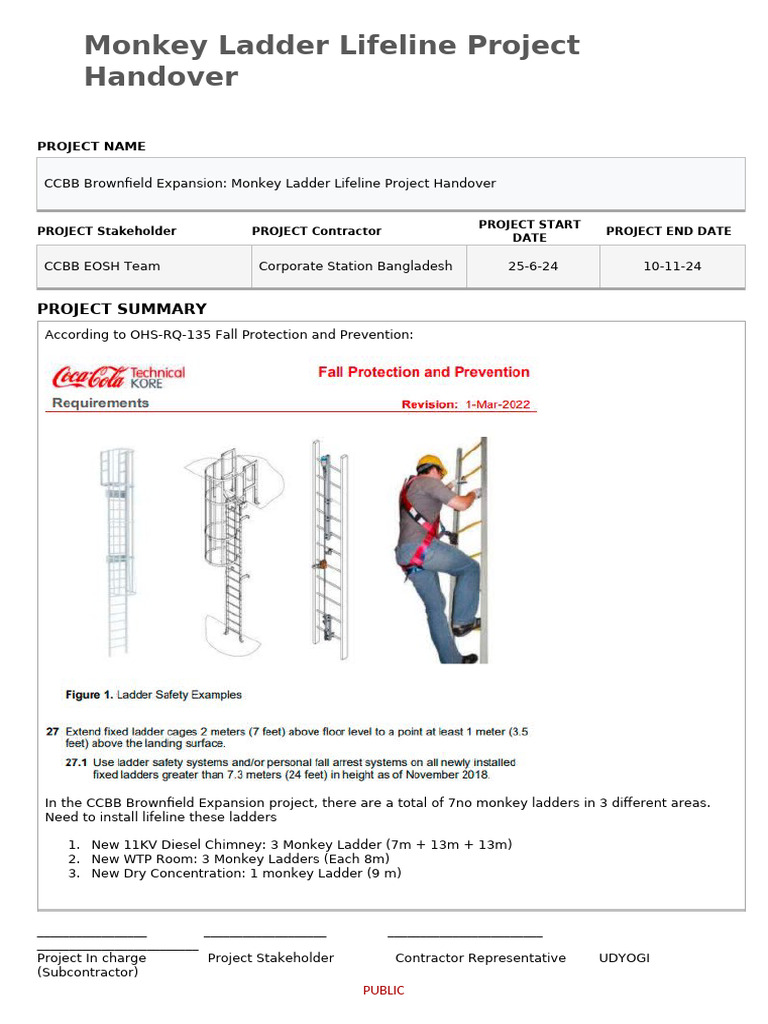 Project Handover Document | PDF | Anchor | Manufactured Goods