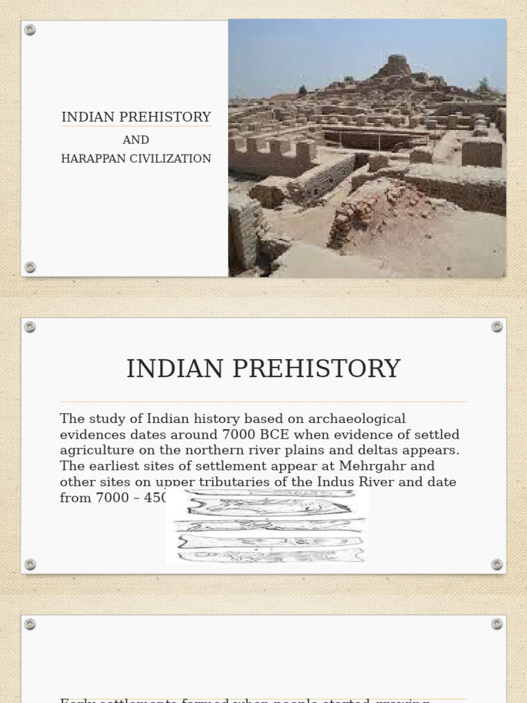Indian Prehistory | PDF | Indus River | Archaeology