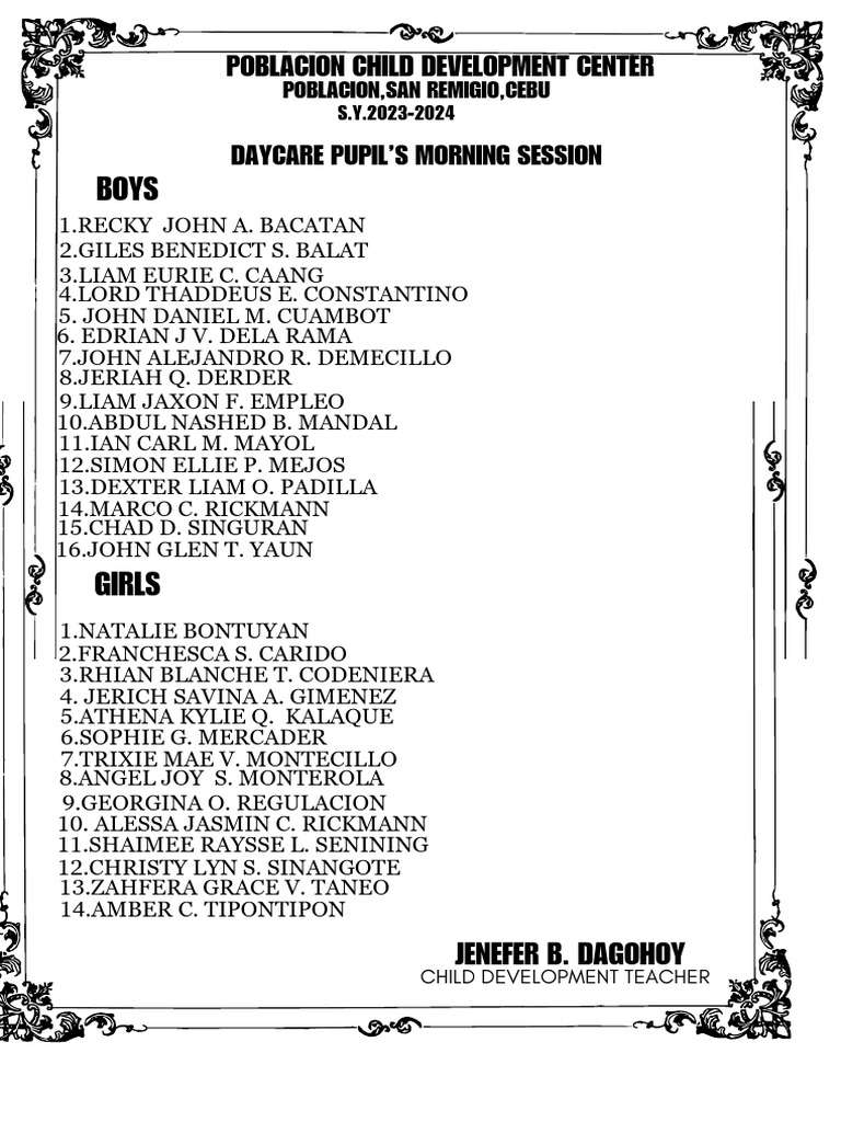 PCDC S.Y. 2023-2024 ? | PDF | Social Science | Travel