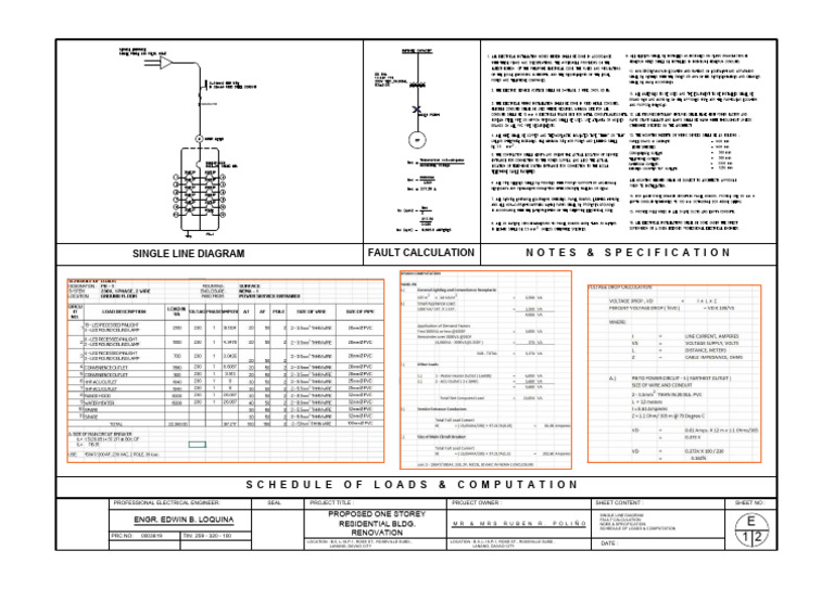E1 For Sir Edwin Checking | PDF | Electrical Engineering | Electricity