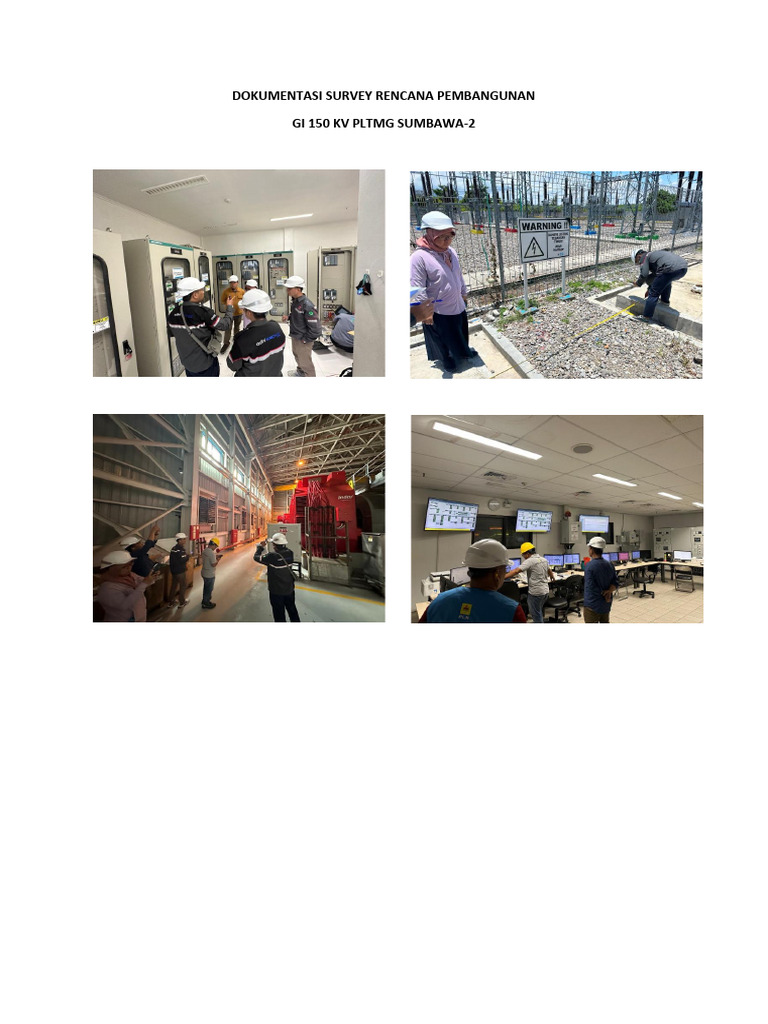 Dokumentasi Survey Rencana Pembangunan Gi PLTMG Sumbawa 2 | PDF