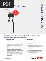 Se Power Optimizer S Series Datasheet | PDF | Photovoltaics | Energy Technology