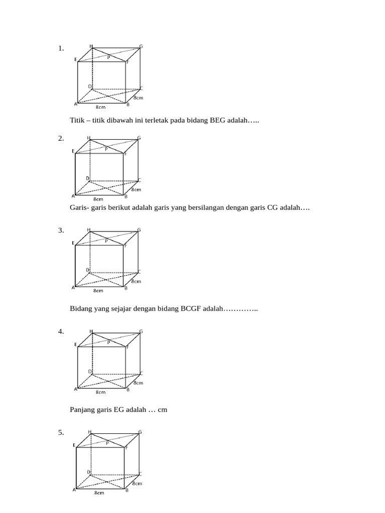Kisi-Kisi Matematika Wajib Kelas XII | PDF