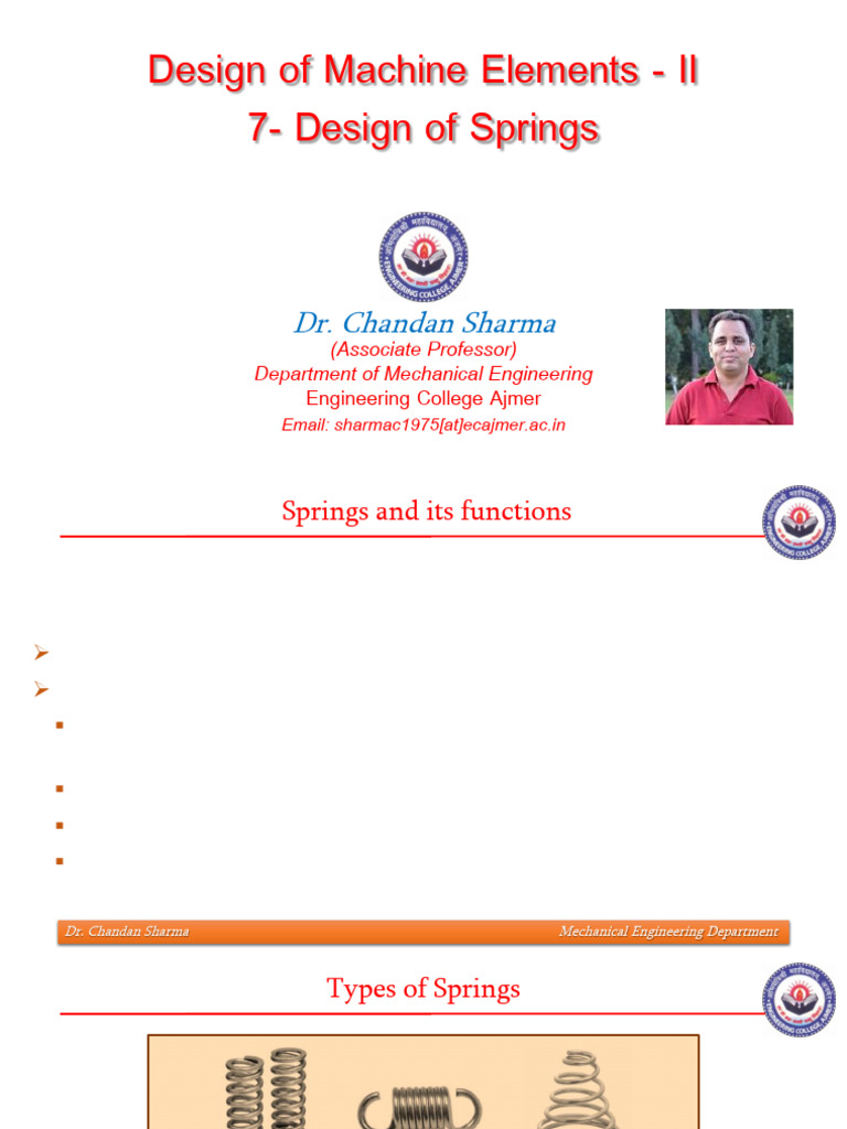 Helical Spring Design and Calculations | PDF | Strength Of Materials ...