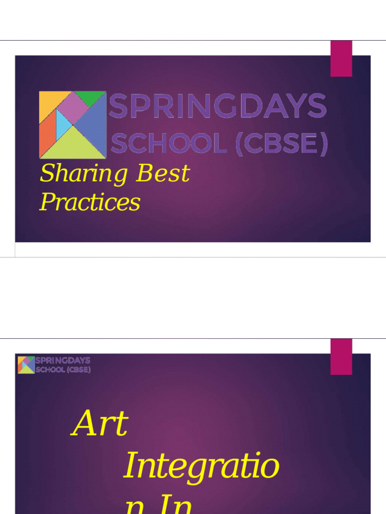 On Art Integration | PDF | The Arts