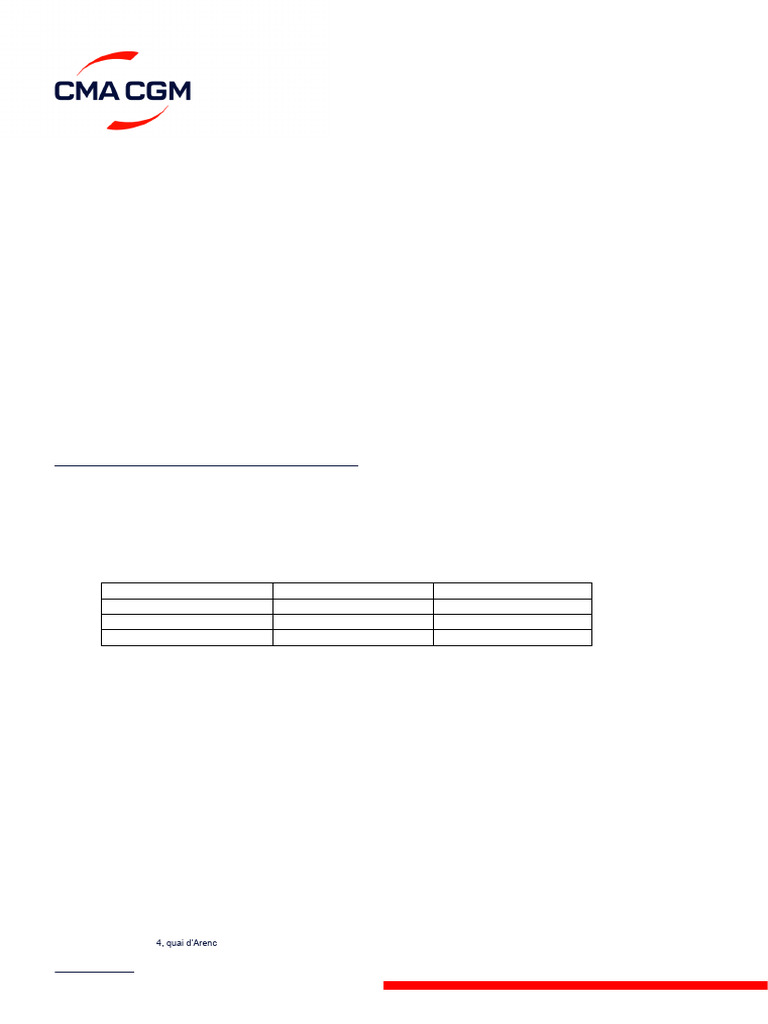 CMA CGM BUSINESS NEWS PSS From ASIA To EAF IO SAF - Update | PDF