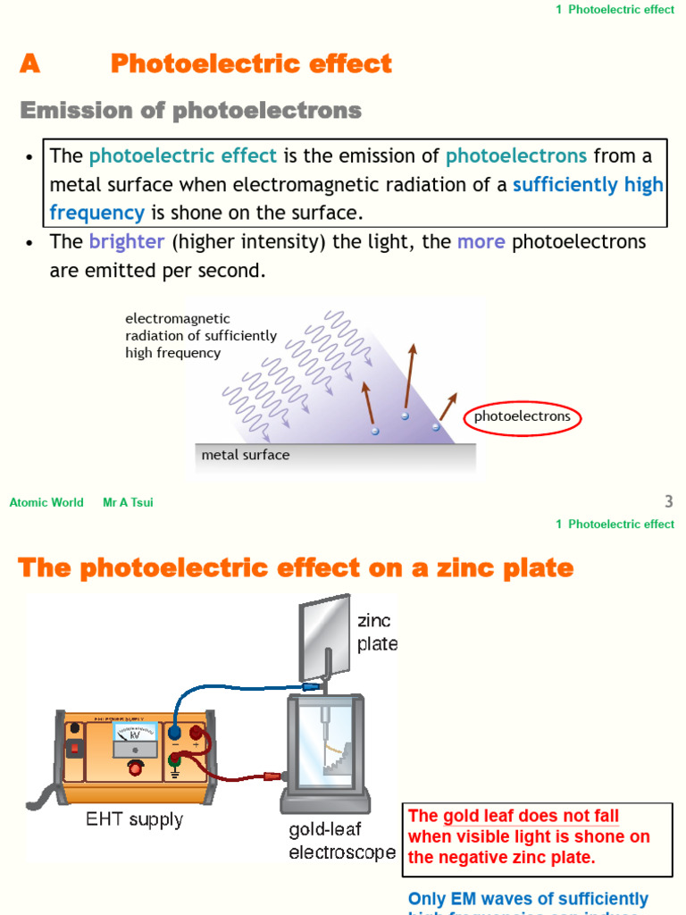 E7 Ch01 Photoelectric Effect | PDF | Photoelectric Effect | Photon