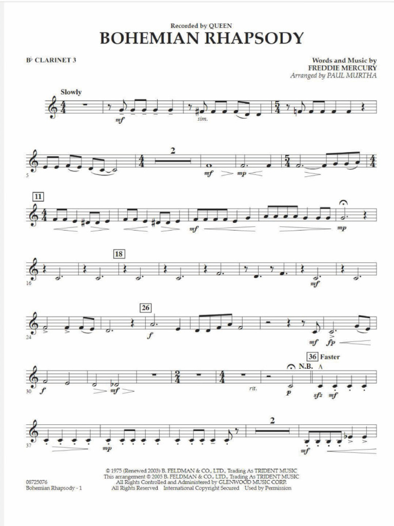 BB Clarinet 3 | PDF