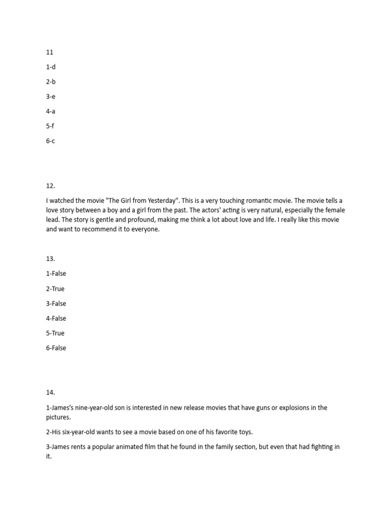 Reading Practice U2 | PDF