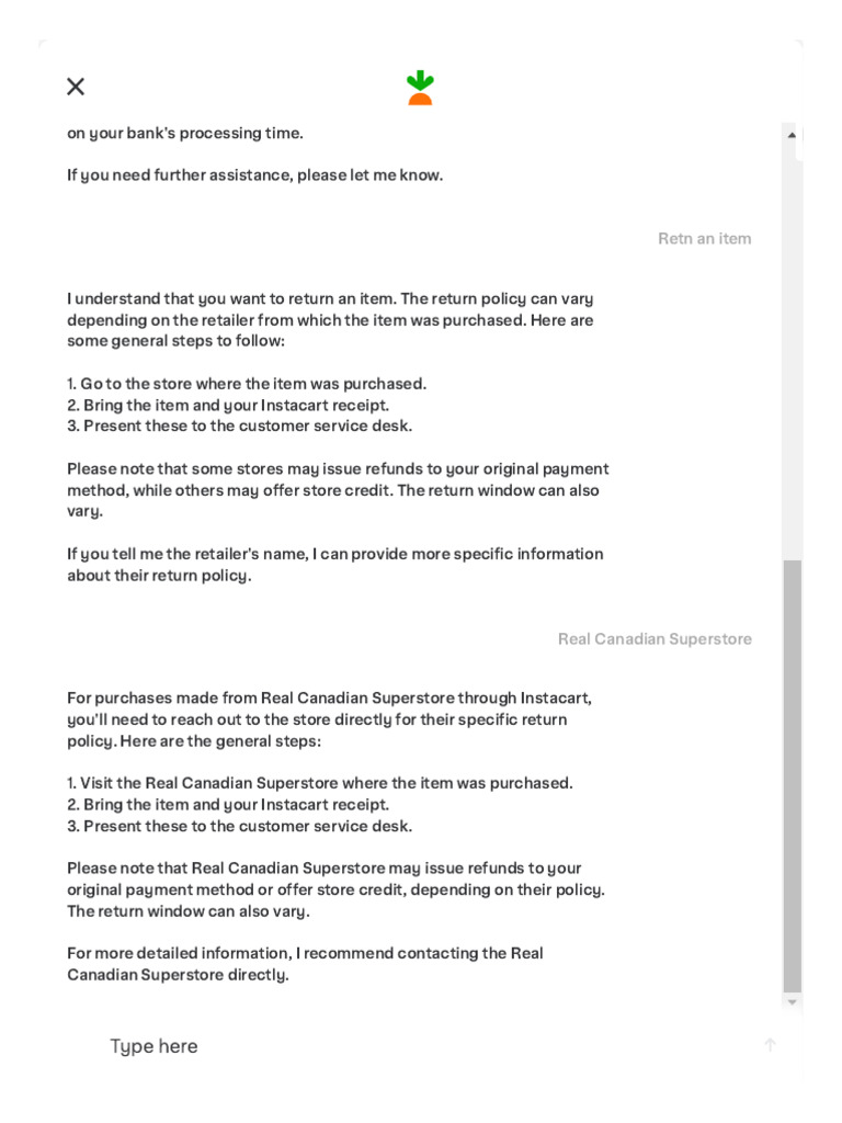 Instacart Help Center | PDF | Receipt | Credit Card