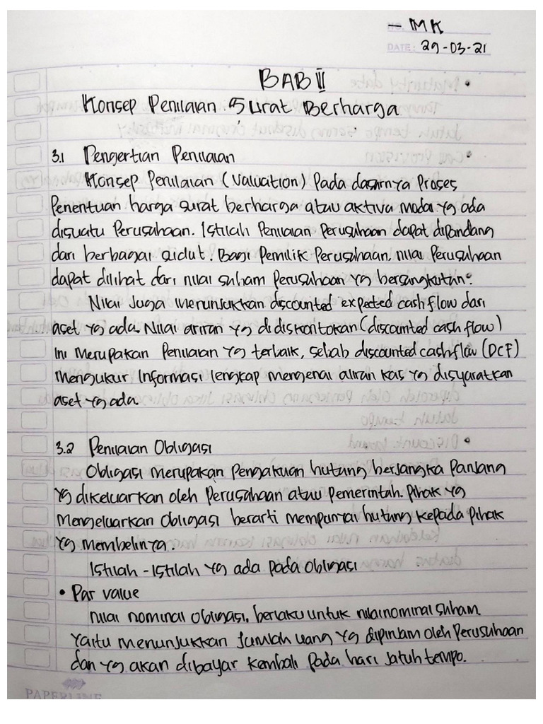 Resume MK Bab3 | PDF