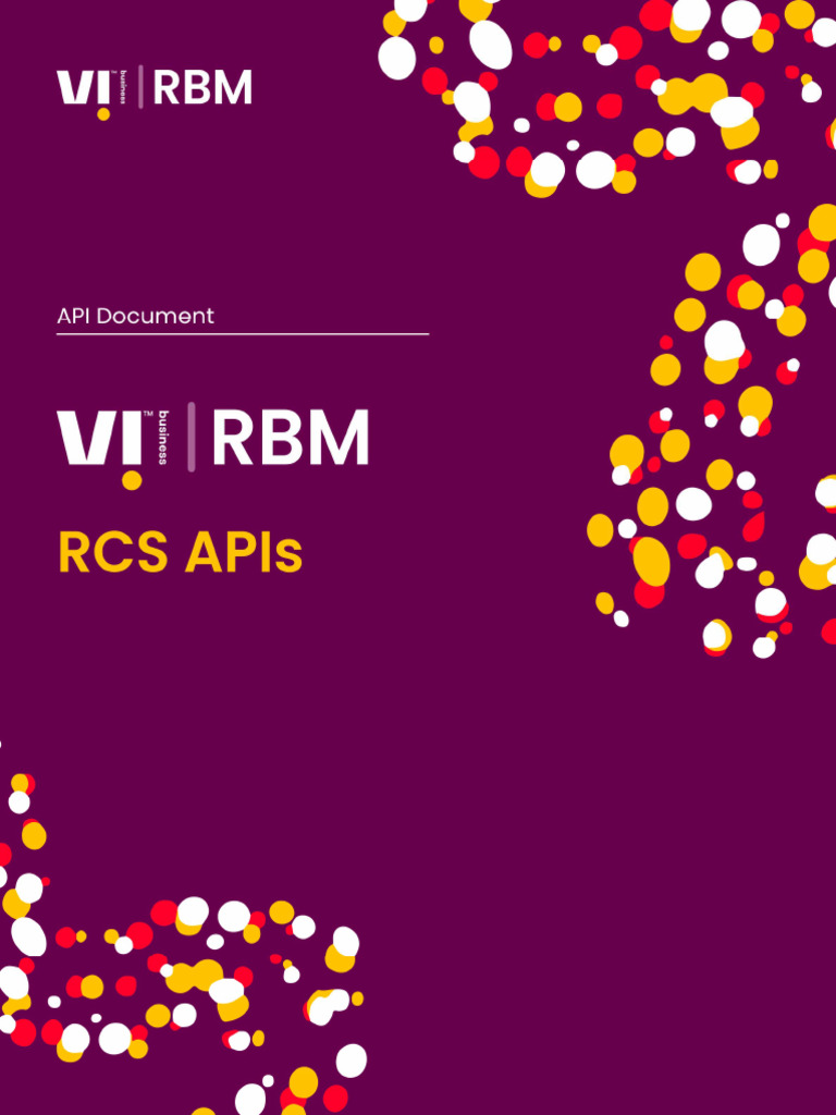 ViRBM RCS APIs Ver 9 8th Feb 2024 | PDF | Computer File | Parameter (Computer Programming)