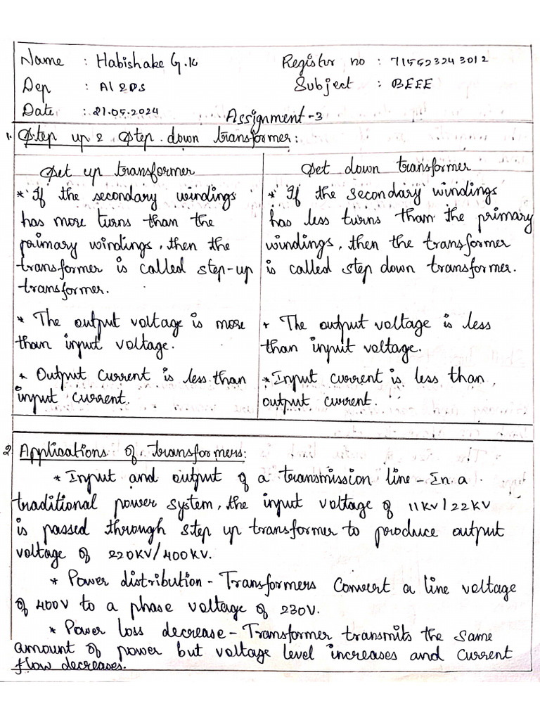 Beee Assignment 3 | PDF