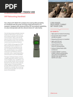 L3harris RF 7850m HH Multiband Networking Handheld Radio Datasheet Cs Tcom | PDF | Radio ...