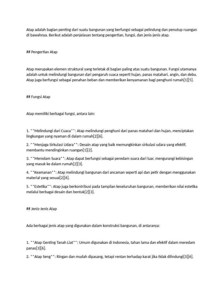Atap | PDF | Seni