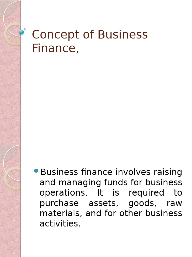 1.2.concept of Business Finance | PDF