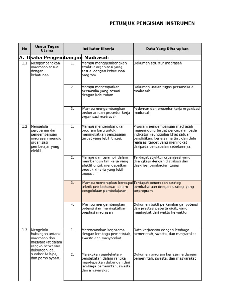 Instrumen PPKM 2024 | PDF